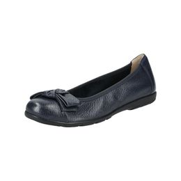 Caprice Ballerina »Ballerinas Leder« Ozean 36 36 Verschluss: Schlupfschuh
