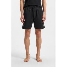 BOSS Sweatshorts »ICONIC« mit Tunnelzug und Tape-Details Black 001 M - N-Gr N-Gr M Shorts von BOSS