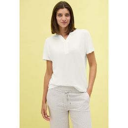 Cecil T-Shirt im Tunika-Look vanilla white XS (36) XS (36) Sommershirt von Cecil