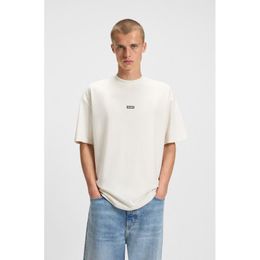 Hugo Blue Jungen HUGO Blue T-Shirt &raquo;Nalono&laquo; mit Logodruck, Oversized Look mit Backprint wei&szlig; M