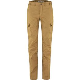 Fjällräven Fjällräven Outdoorhose 'Stina' Damen Größe L dunkelbeige