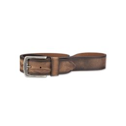 Bernd G&ouml;tz Lederg&uuml;rtel BERND G&Ouml;TZ, Damen, Gr. 100, braun, Leder, unifarben, G&uuml;rtel Lederg&uuml;rtel, mit silberfarbener Schlie&szlig;e