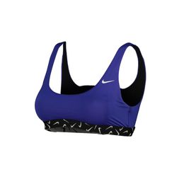 Nike Swim Bikinitop Damen Größe 100 lila / schwarz / weiß