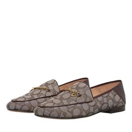 Coach Loafer - Hanna Sig Jacquard - Gr. 39 (EU) - in Braun - f&uuml;r Damen