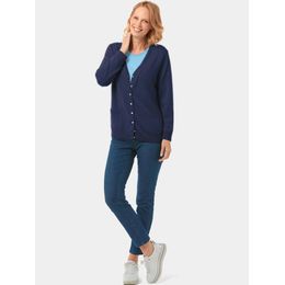 GOLDNER Strickjacke Damen Größe S/M marine