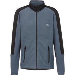 O.C.K. OCK Funktionsfleecejacke Herren Gr&ouml;&szlig;e S blau / schwarz
