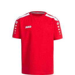 Jako Funktionsshirt 'Power' Jungen Gr&ouml;&szlig;e 128 rot / wei&szlig;