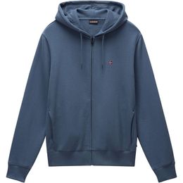 Napapijri Zip-Up Hoodie male Blue size L