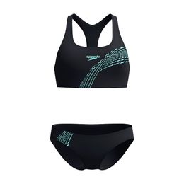 Speedo Sportbikini Damen Gr&ouml;&szlig;e 4XL blau / schwarz / wei&szlig;