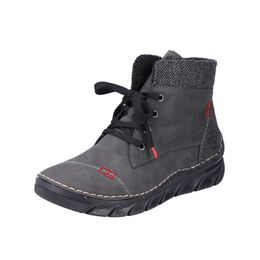 Rieker Lace-Up Ankle Boots female Grey size 37