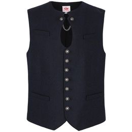 Spieth & Wensky Spieth & Wensky Traditional Vest 'Gerke' male Blue size 48