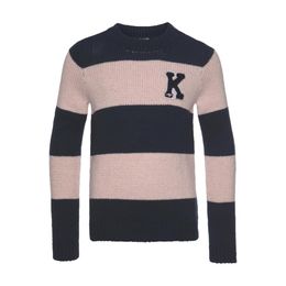 Kangaroos Pullover M&auml;dchen Gr&ouml;&szlig;e 128/134 marine / rosa