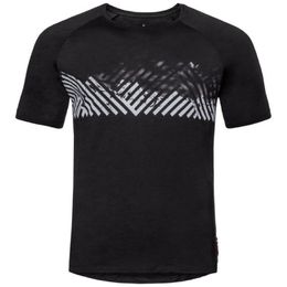 Odlo T-Shirt Herren Gr&ouml;&szlig;e XXL schwarz / wei&szlig;