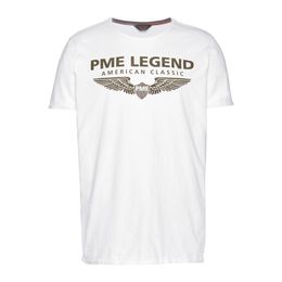 PME-Legend PME Legend T-Shirt Herren Größe M schlammfarben / weiß