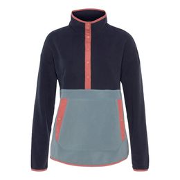 Polarino Sportpullover Damen Gr&ouml;&szlig;e 4XL/5XL navy / rauchblau