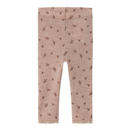 name it Leggings 'NBFWang' Größe 56 taupe / oliv / magenta