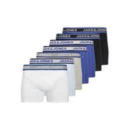 Jack & Jones JACK & JONES Boxershorts 'JACHUDSON' Herren Gr&ouml;&szlig;e S blau / grau / schwarz / wei&szlig;