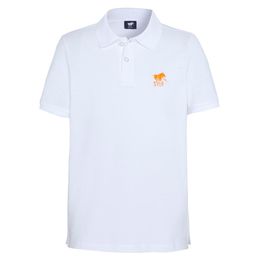 POLO SYLT T-Shirt Jungen Gr&ouml;&szlig;e 158/164 orange / wei&szlig;