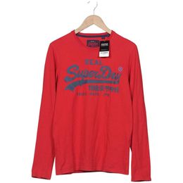 Superdry Langarmshirt Herren Größe S Second Hand rot