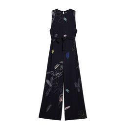 Desigual Jumpsuit Damen Gr&ouml;&szlig;e XS mischfarben / schwarz