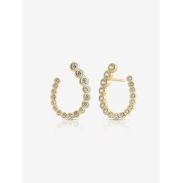 Classyandfabulous Jewelry Earrings 'OSEANA' female Gold size One Size