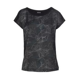 Laura Scott Bluse Damen Größe XS graphit / petrol / weiß
