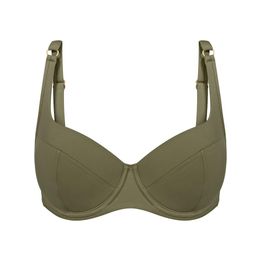 Triumph B&uuml;gel-Bikini-Top ' Summer Twist ' Damen Gr&ouml;&szlig;e 80 khaki