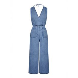 Funky Buddha Jumpsuit Damen Gr&ouml;&szlig;e XL blue denim