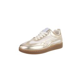 Ital-Design Sneaker Damen Gr&ouml;&szlig;e 40 hellbeige / gold