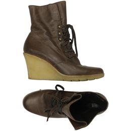 Paul Green Stiefelette Damen Größe 38.5 Second Hand braun