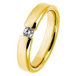 DOOSTI Ring Herren Gr&ouml;&szlig;e 50 gold / transparent