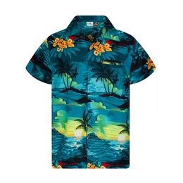 King Kameha Shirt 'Surf' male Green size XS