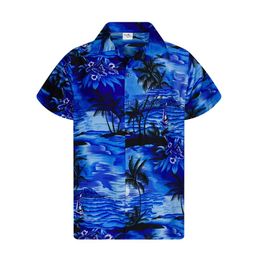King Kameha Shirt 'Surf' male Blue size XXL