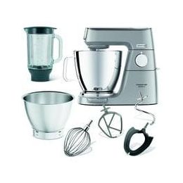 Kenwood Titanium Chef Baker XL K&uuml;chenmaschine KVL85.124SI silber, 1.200 Watt, integrierte Waage, Timer, Patisserie-Set, Mixer