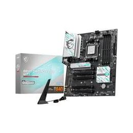 MSI 840M GAMING PLUS WIFI6E, Mainboard schwarz/silber
