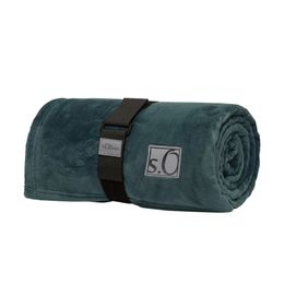 s.Oliver Kuscheldecke Kuschelsoft t&uuml;rkis/petrol Synthetik Ma&szlig;e (cm): B: 150 &raquo; M&ouml;bel Kraft
