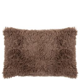 Zoeppritz Kissen Reborn 30x50 braun - smoke