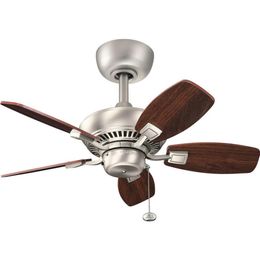 Elstead Lighting Canfield leiser Deckenventilator Ø76cm, Ventilator, Braun