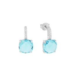 Amor Ohrstecker Silber 925, rhodiniert in Blau | Gr.: onesize