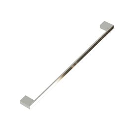 kalb Handtuchhalter Lenn mit langer Stange und beidseitig befestigt f&uuml;r Wand, gro&szlig;e M&ouml;bel, schwarz, Aluminium, L&auml;nge: 800mm, H&ouml;he: 25mm, Tiefe: 60mm