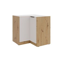 K&uuml;chen-Preisbombe K&uuml;chen Eckunterschrank 90x90 cm K&uuml;che SOLANO Kaschmir beige K&uuml;chenzeile