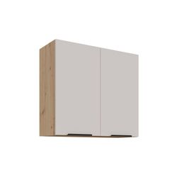K&uuml;chen-Preisbombe K&uuml;chen H&auml;ngeschrank 80 cm K&uuml;che SOLANO Kaschmir beige K&uuml;chenzeile K&uuml;chenblock