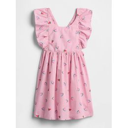 GAP Kleid in Rosa/ Wei&szlig; - 70% | Gr&ouml;&szlig;e 92 | Baby-kleider-roecke