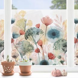 Bilderwelten Fensterfolie Wildblumen im Sommer I