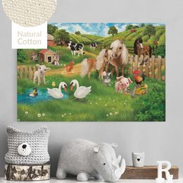 Leinwandbild Kinderzimmer Animal Club International - Tiere auf dem Bauernhof