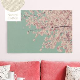 Bilderwelten Leinwandbild Japanische Kirschbl&uuml;te