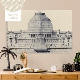 Bilderwelten Leinwandbild - Querformat Prix de Rome Skizze I