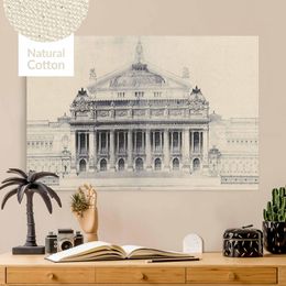 Leinwandbild Architektur & Skyline Prix de Rome Skizze II