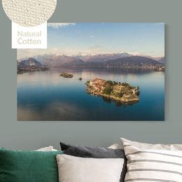 Bilderwelten Leinwandbild Insel Isola Bella in Italien