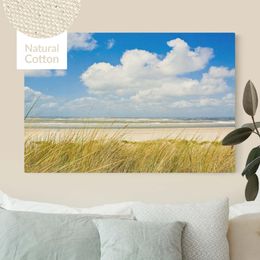 Bilderwelten Leinwandbild - Querformat An der Nordseek&uuml;ste